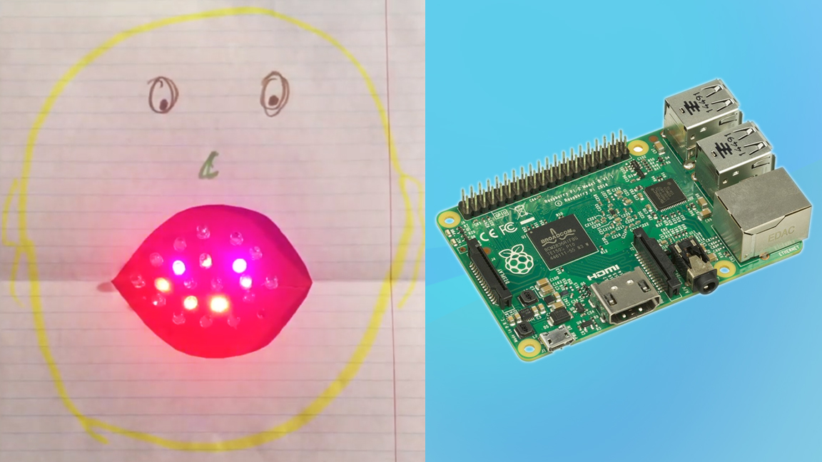 This Raspberry Pi Animated LED Mouth Makes a Statement | Tom's Hardware