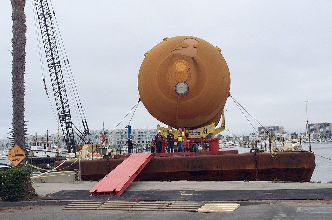 Space Shuttle External Tank Completes Sea Voyage, Arrives in Los ...