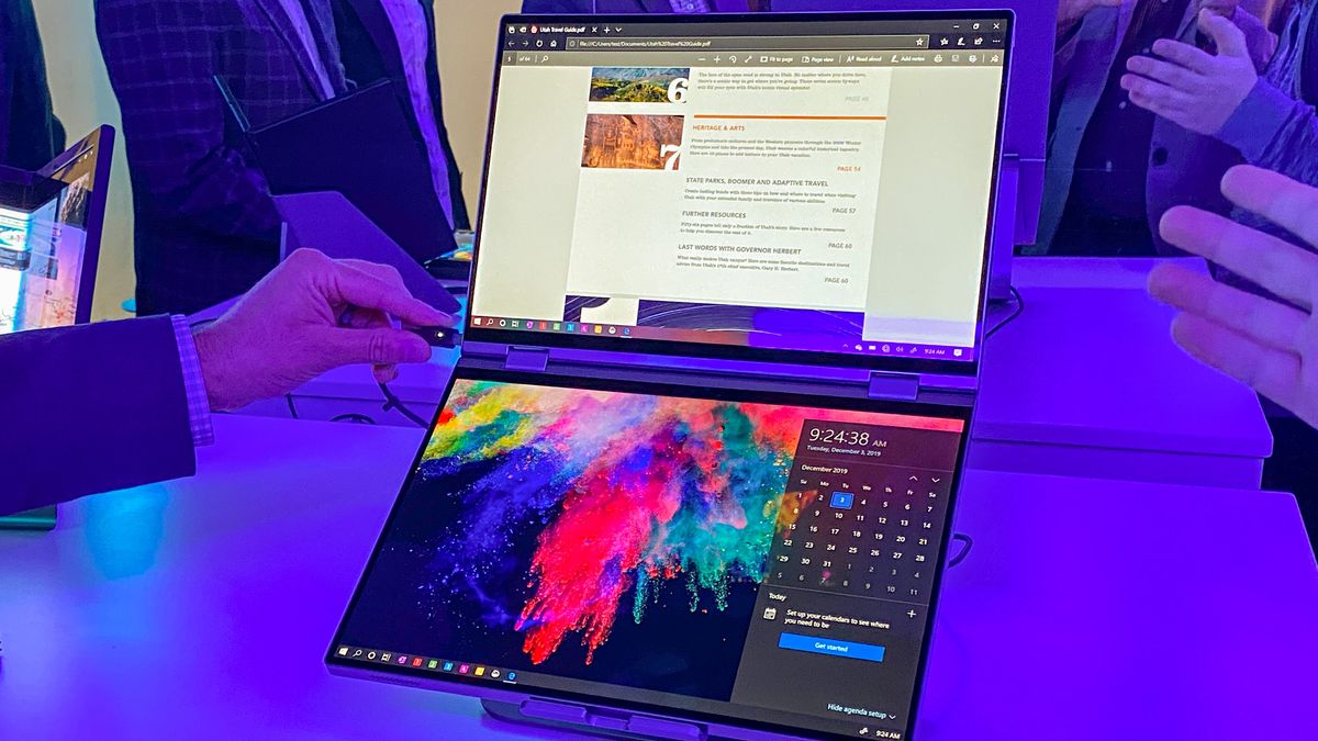 Dell unveils amazing Duet dual-screen laptop and Ori foldable PC ...