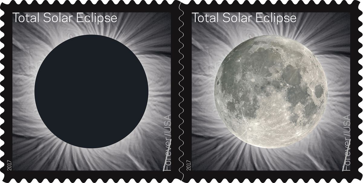 Color-Changing U.S. Stamp Will Herald 2017 Total Solar Eclipse | Space
