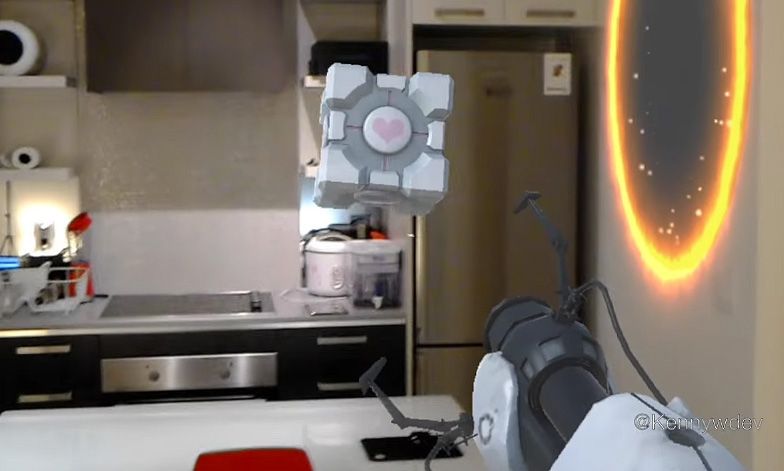 Portal demo on HoloLens highlights augmented reality’s awesome ...