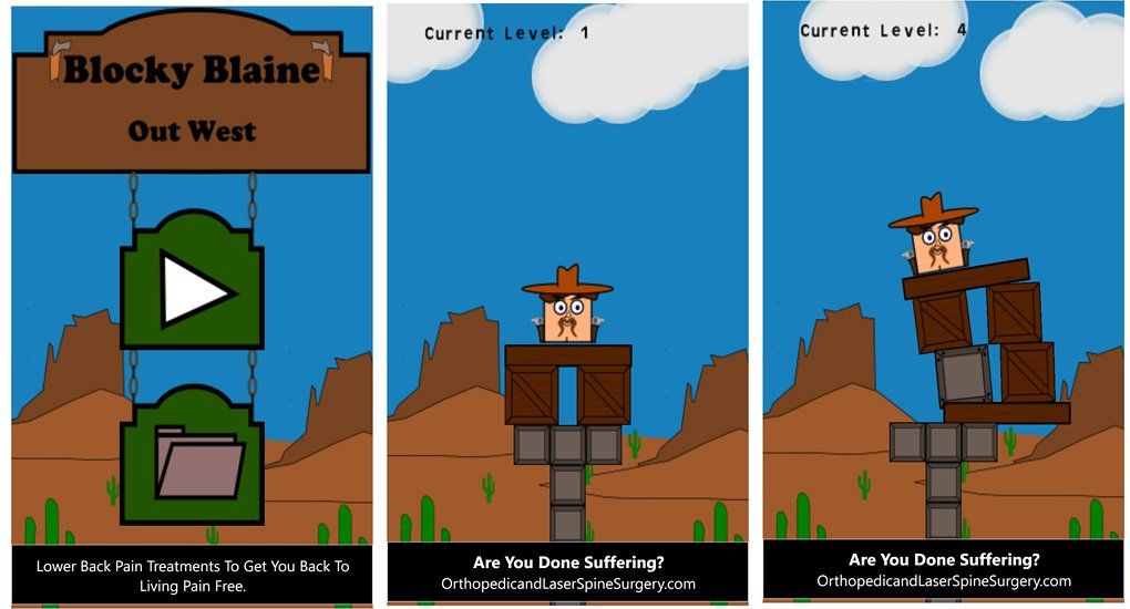 Blocky Blaine: Out West, a physics Windows Phone 8 game that has ...
