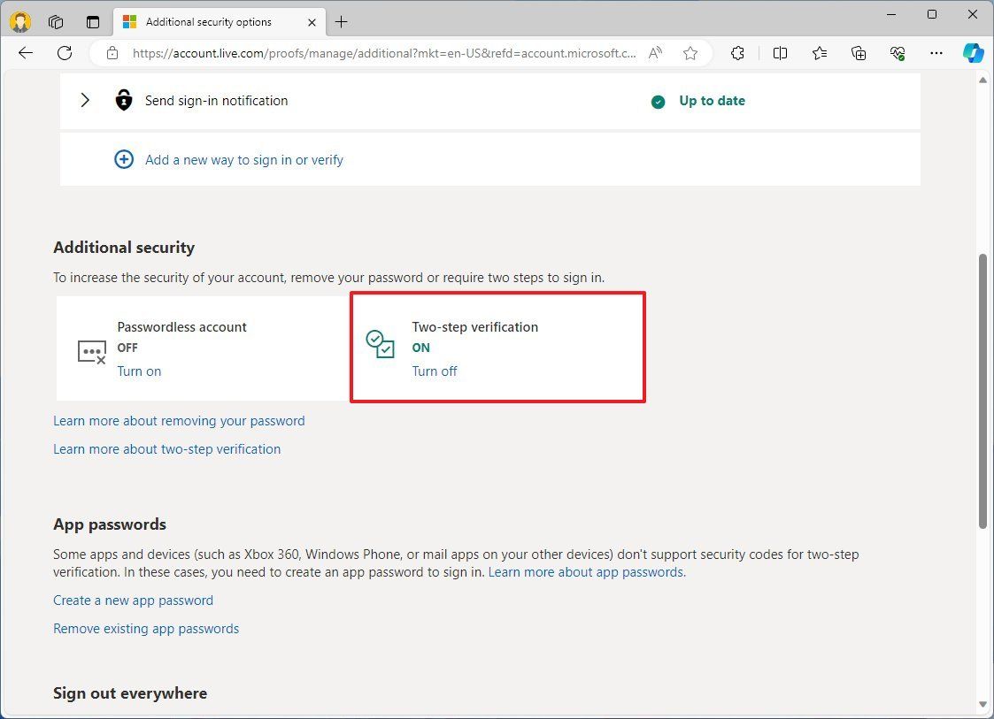How to set up two-factor authentication (2FA) on a Microsoft account ...