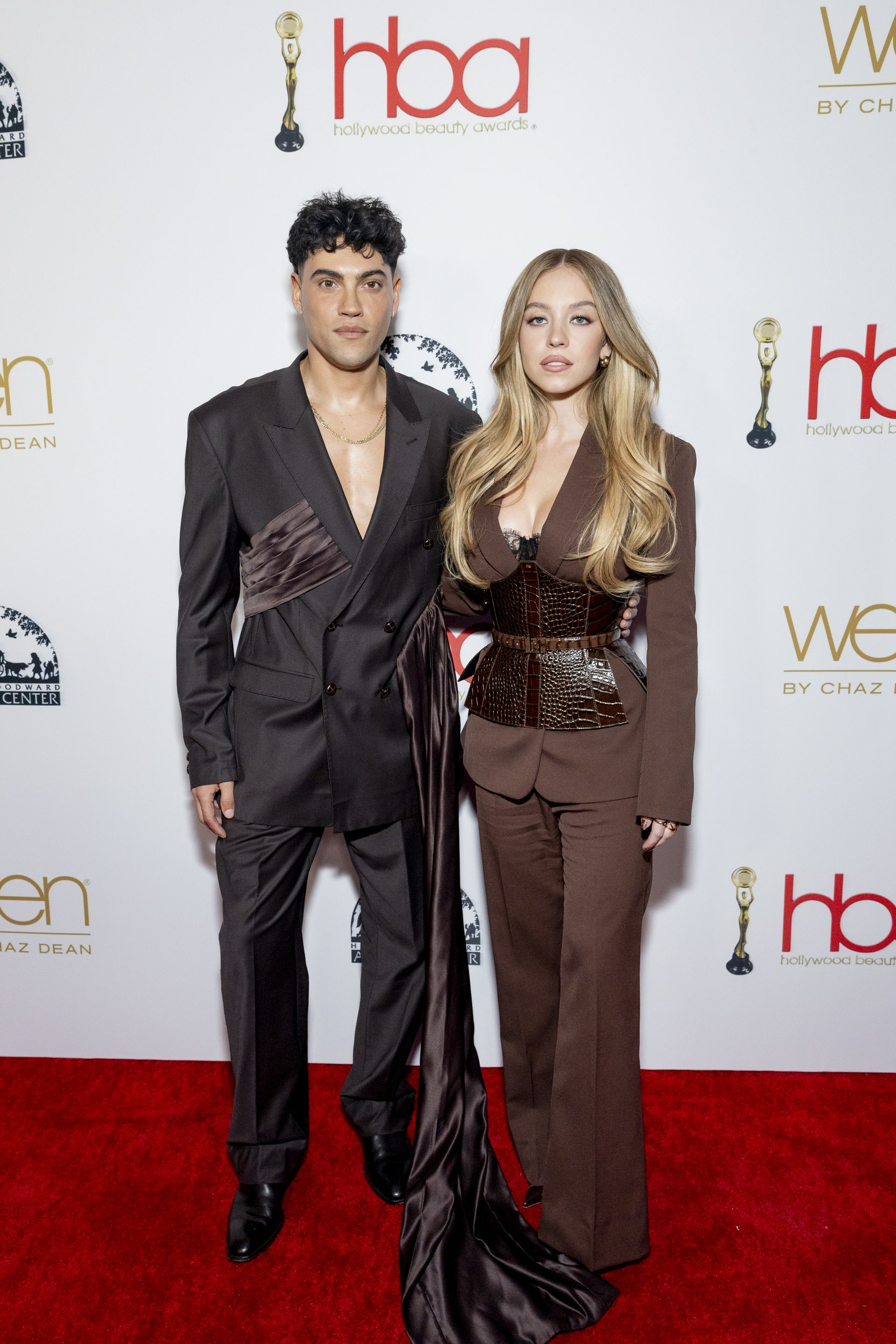 Sydney Sweeney Makes Her Pantsuit NSFW With a Leather Corset and Lace ...