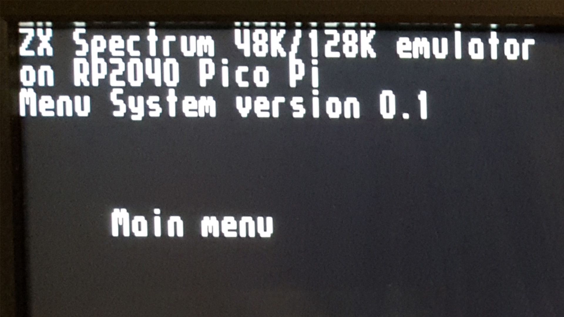 ZX Spectrum Emulator Runs on Raspberry Pi Pico | Tom's Hardware