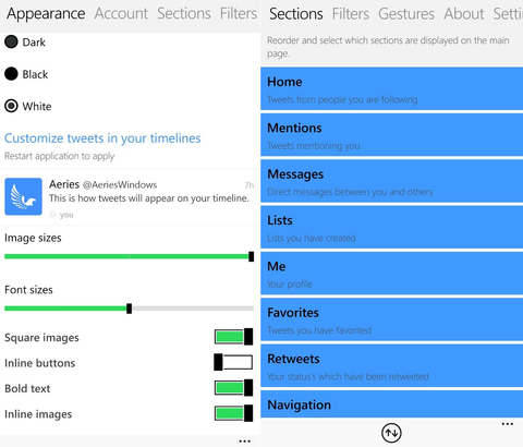Aeries is a brand new and powerful Twitter client for your Windows ...