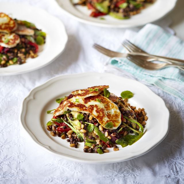 Lentil Salad With Halloumi | Lunch Recipes | Woman & Home