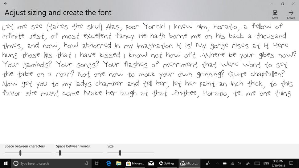 Microsoft Font Maker [Windows 10 Review]: Handwritten custom fonts | Windows Central
