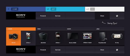 Behind the scenes of Sony's campaign website | Creative Bloq