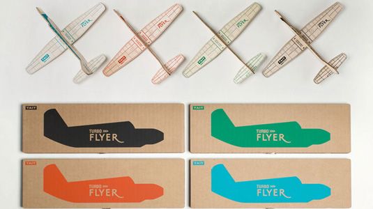 Beautiful handcrafted packaging for toy aircraft | Creative Bloq