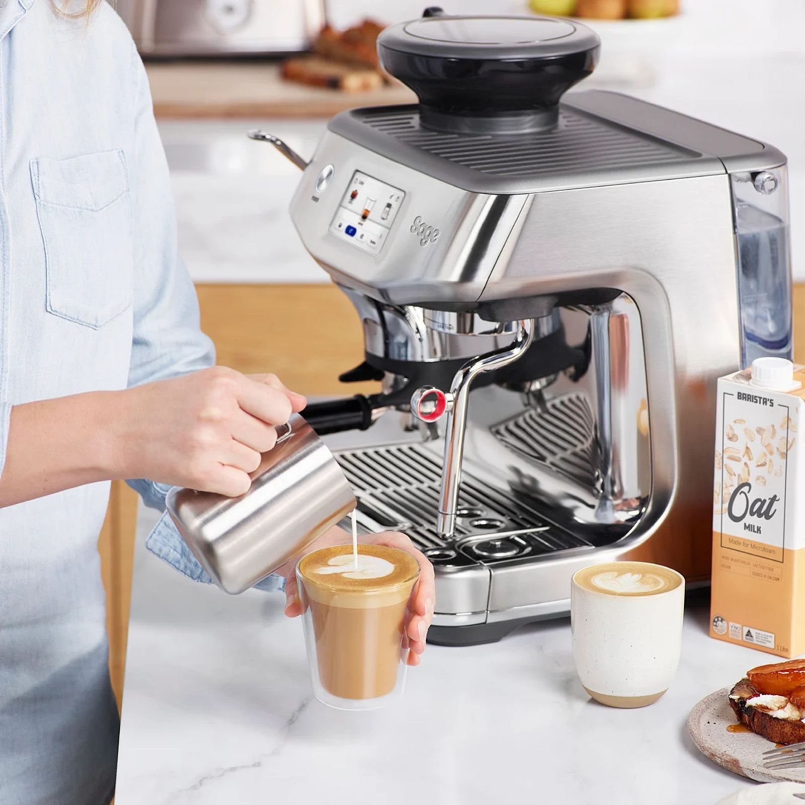 Sage Barissta Touch Impress coffee machine review | Ideal Home