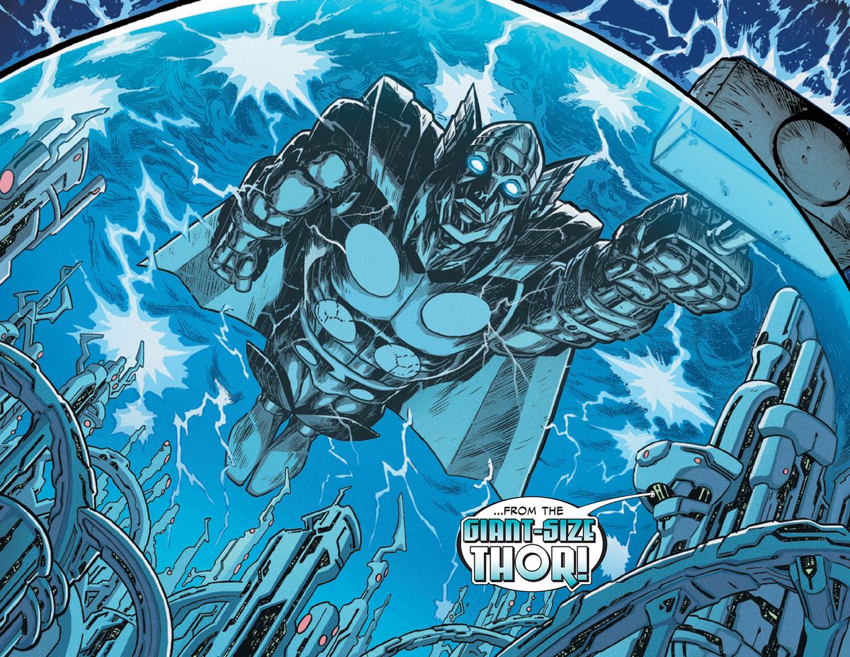 Giant-Size Thor #1 pits Hercules and Thor against a literal Giant-Size ...