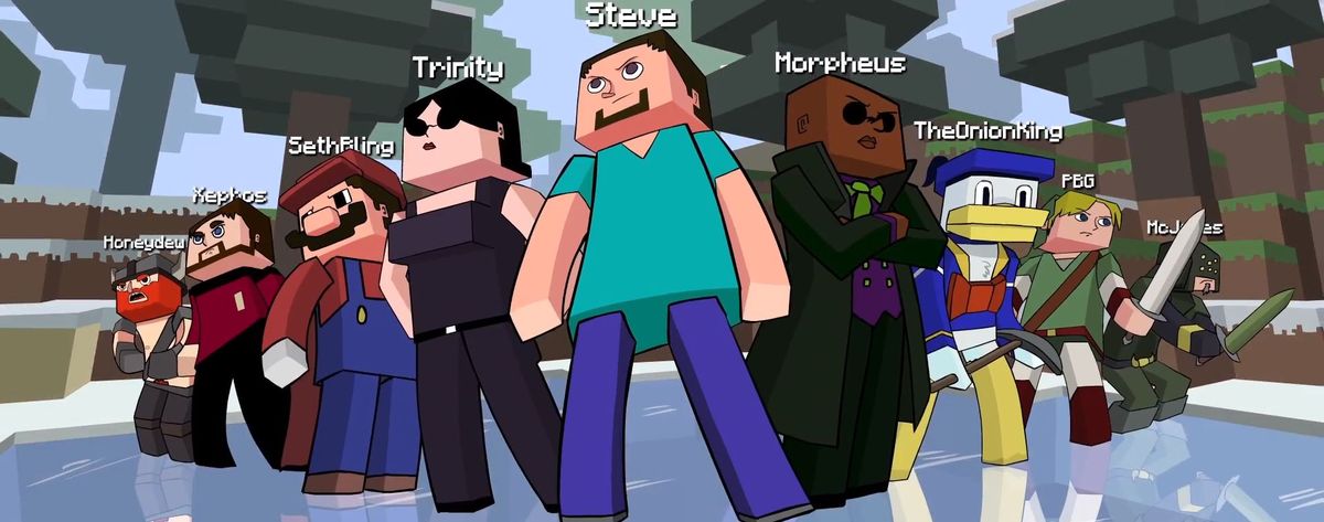 Minecraft meets The Matrix in quite excellent animated short | PC Gamer