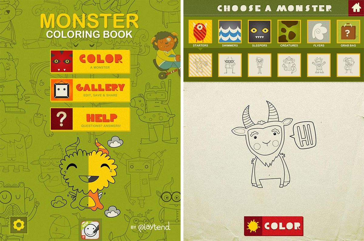 Monster Coloring Book for iPhone and iPad review | iMore