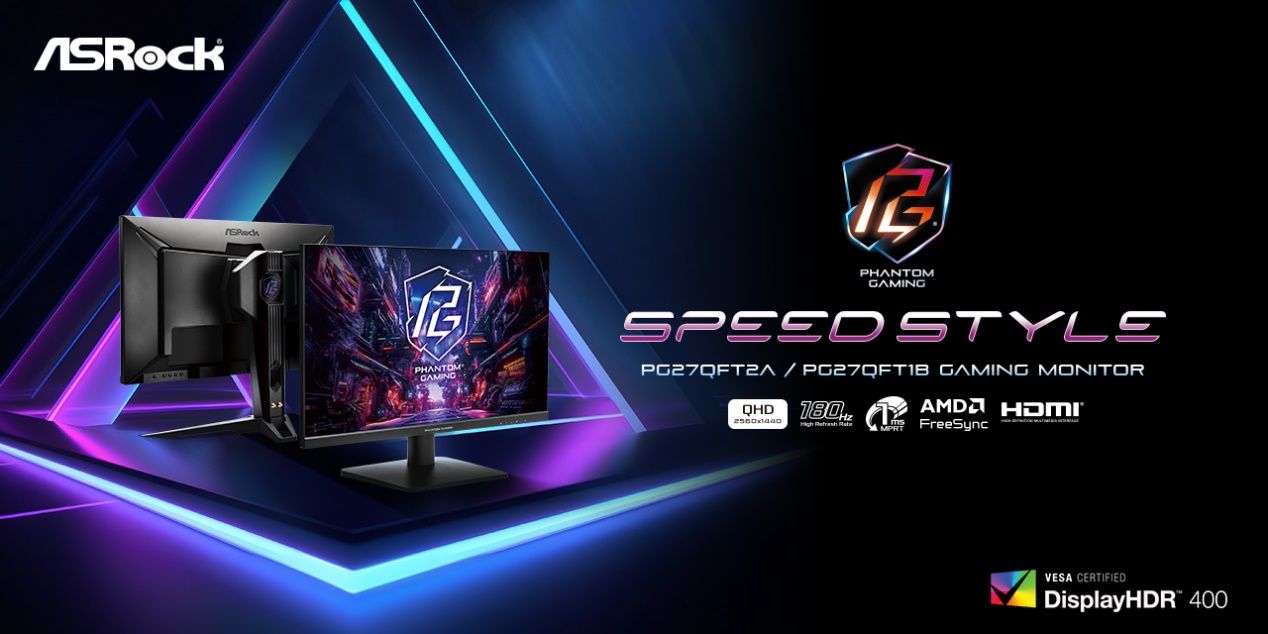 ASRock reveals two new 27-inch 1440p IPS monitors, one with an ...