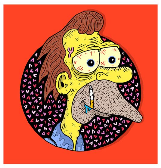 Surreal Simpsons illustrations will make you eat your shorts | Creative ...
