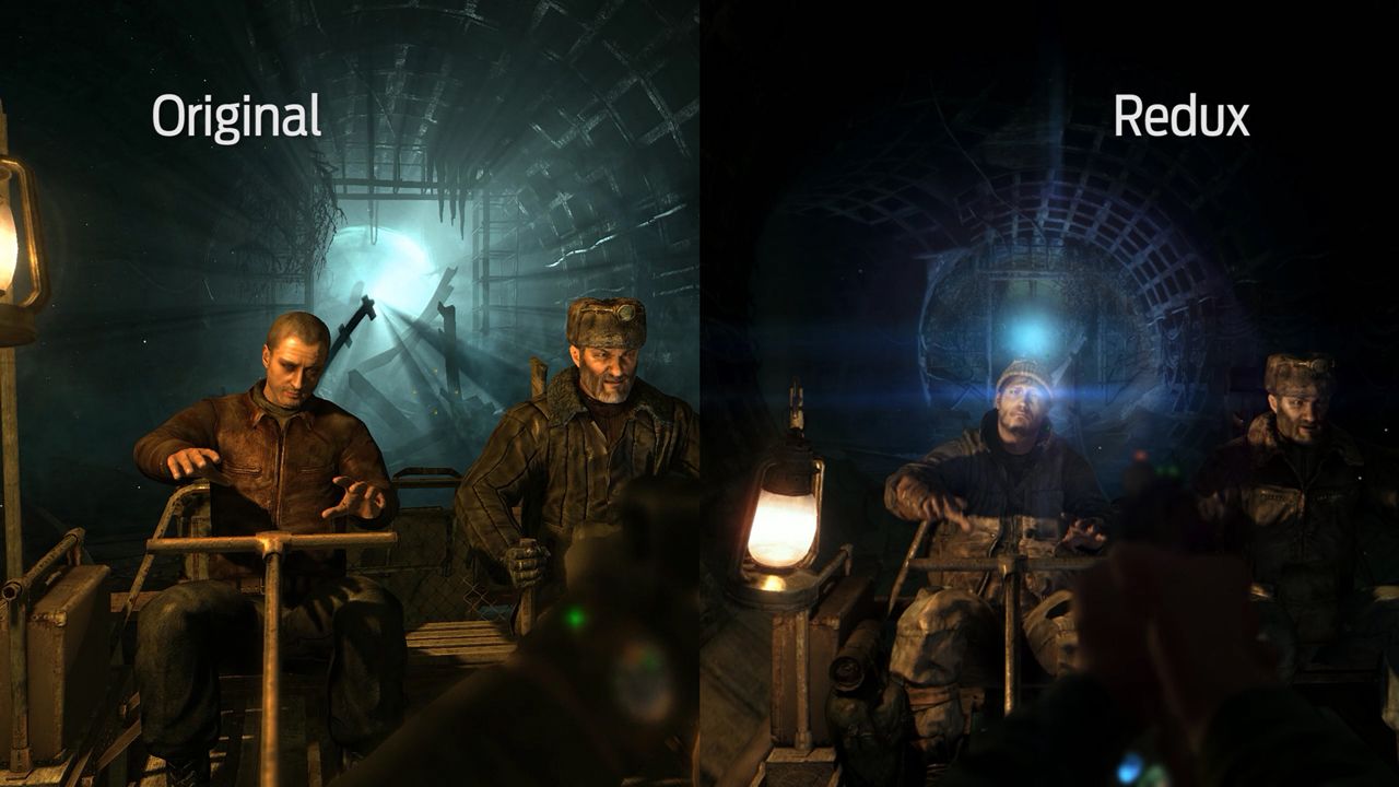 Metro 2033 Redux comparison video: original vs. Redux at 2560 x 1440 ...