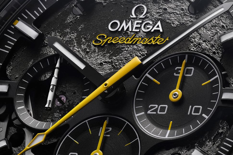 Omega adds Saturn V seconds hand to new Speedmaster Dark Side of the ...
