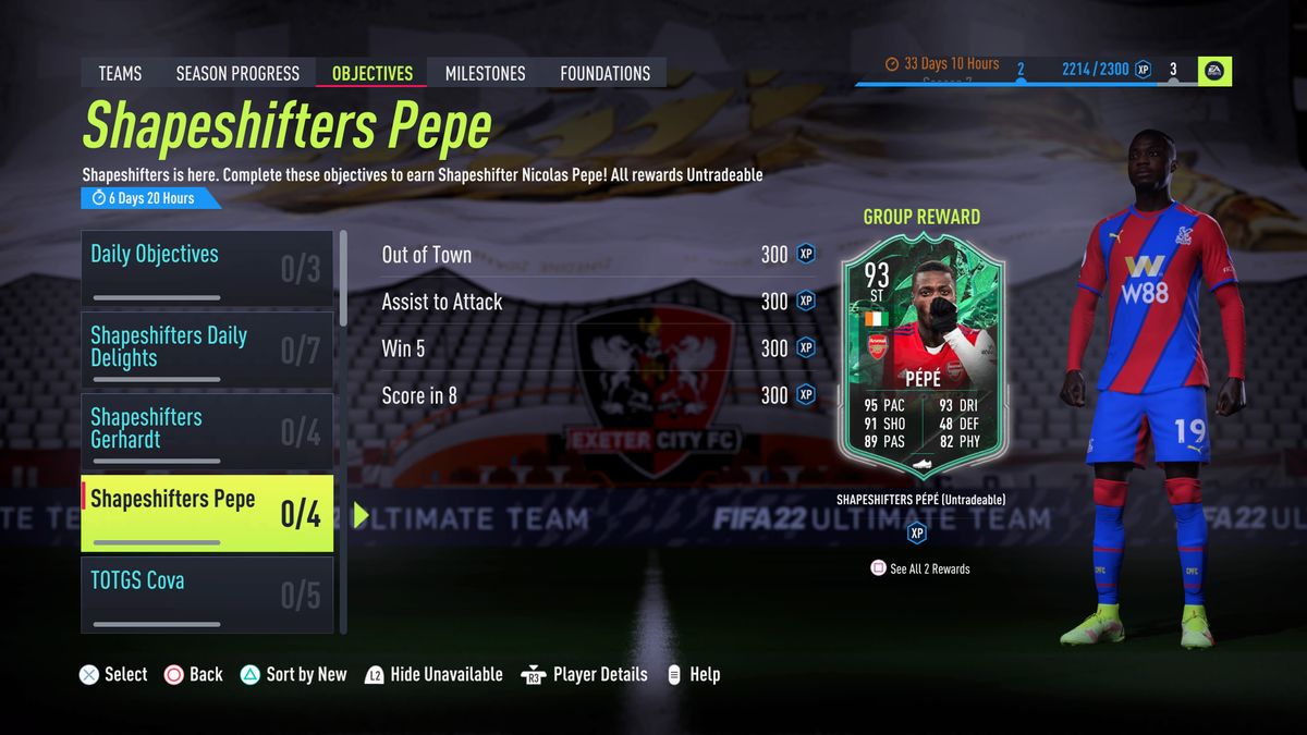 FIFA 22 Shapeshifters guide sees Lionel Messi get a 99-rated CF card ...