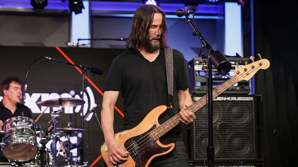 Keanu Reeves bought his first bass from the parking lot of a Guitar ...