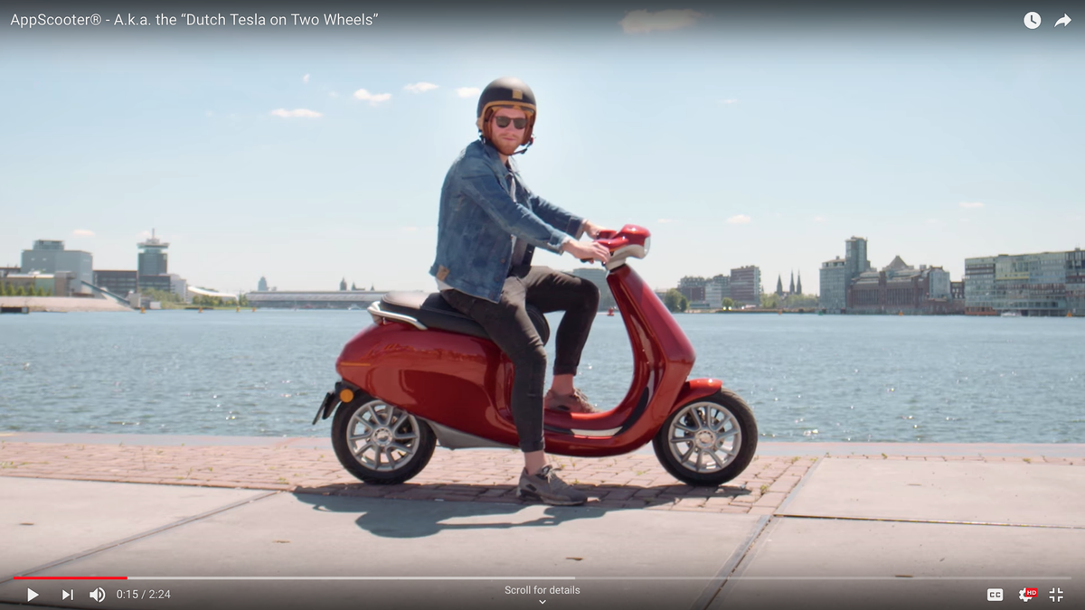 This high-tech scooter runs on batteries | The Week