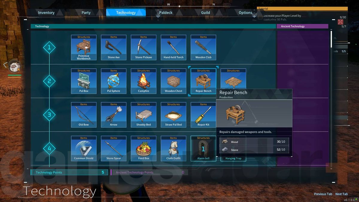 Palworld weapon reapir | GamesRadar+