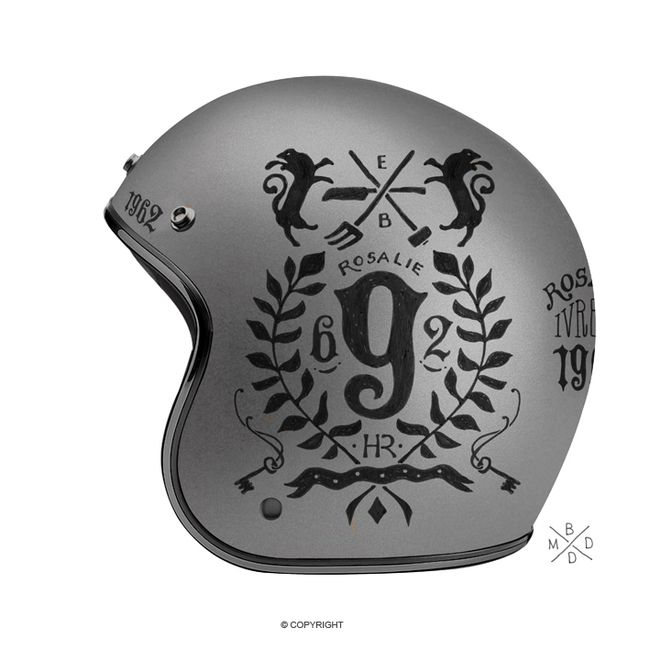 Illustrated biker helmets bring creativity to safety | Creative Bloq