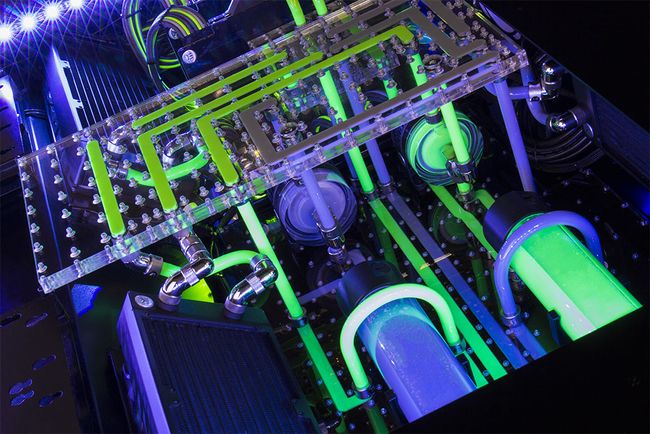 This water cooled gaming desk is cool but costs $14,000 | PC Gamer