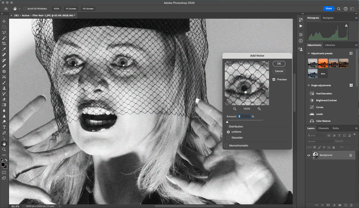 I broke ALL the rules to photograph this classic film noir portrait ...