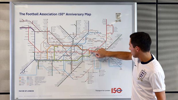 Tube map reinvented for soccer fans | Creative Bloq