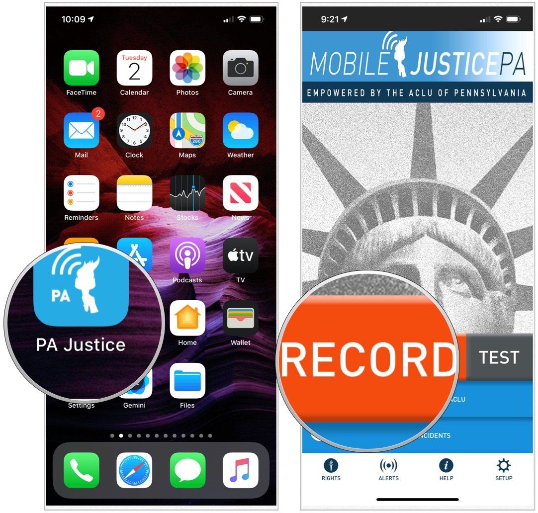 How to use the ACLU Mobile Justice app | iMore