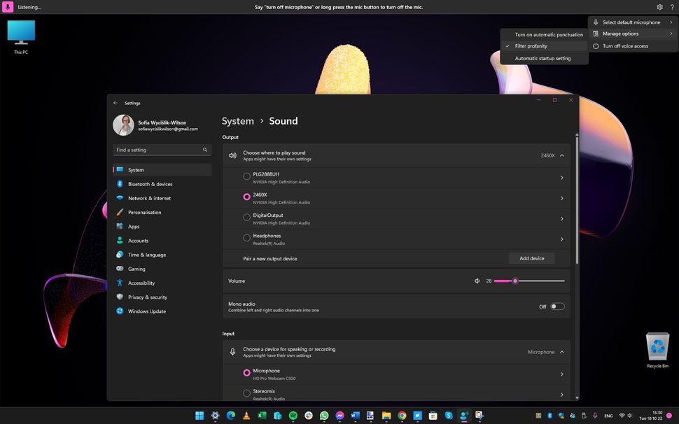 How to use the improved Voice Access feature to control Windows 11 ...