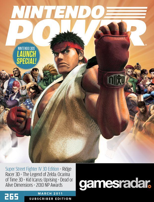 Street Fighter is on the cover of Nintendo Power for the first time in ...
