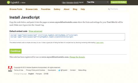 How to embed web fonts into your site with Typekit | Creative Bloq