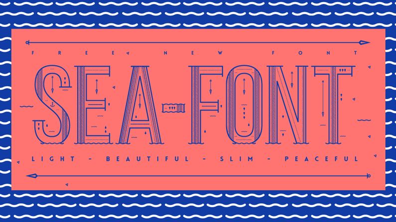Font of the day: Sea Font | Creative Bloq