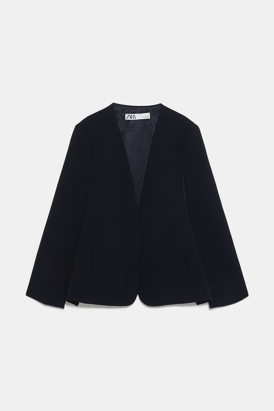 How to Wear a Cape Blazer— Cape Blazer Fashion 2023 | Marie Claire