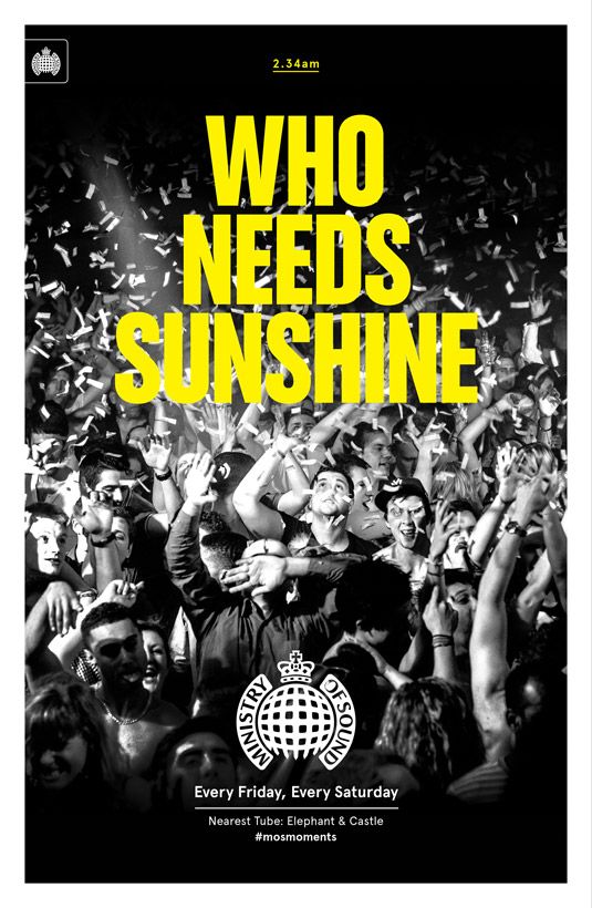 Ministry of Sound posters capture raw energy of clubbing | Creative Bloq
