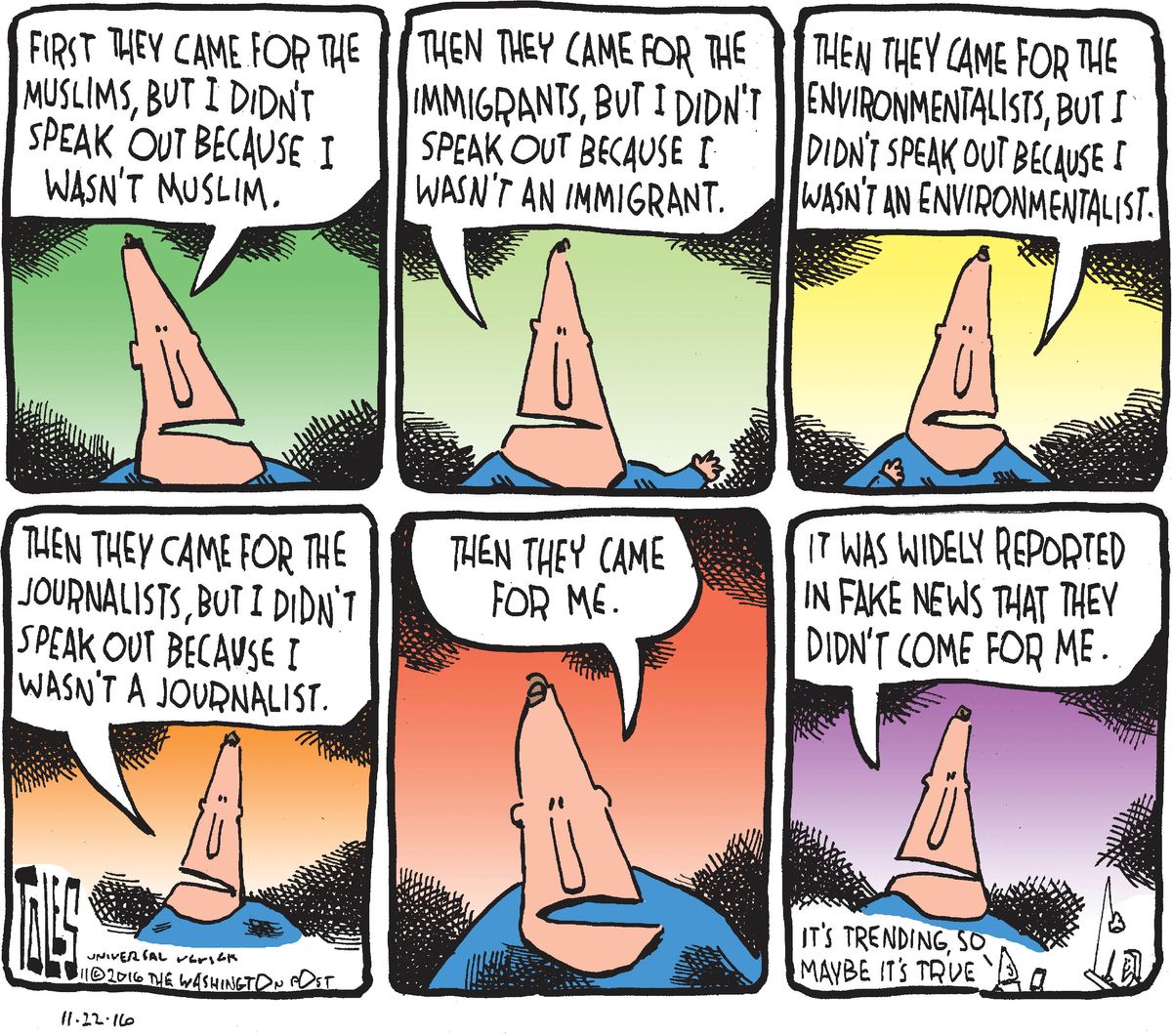 Political cartoon U.S. Donald Trump discrimination deportation | The Week