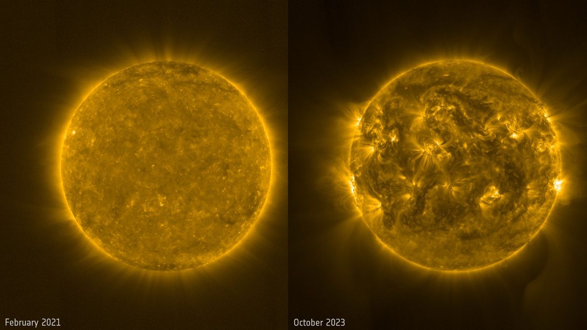 See the sun's surface rage as solar maximum approaches (photo) | Space