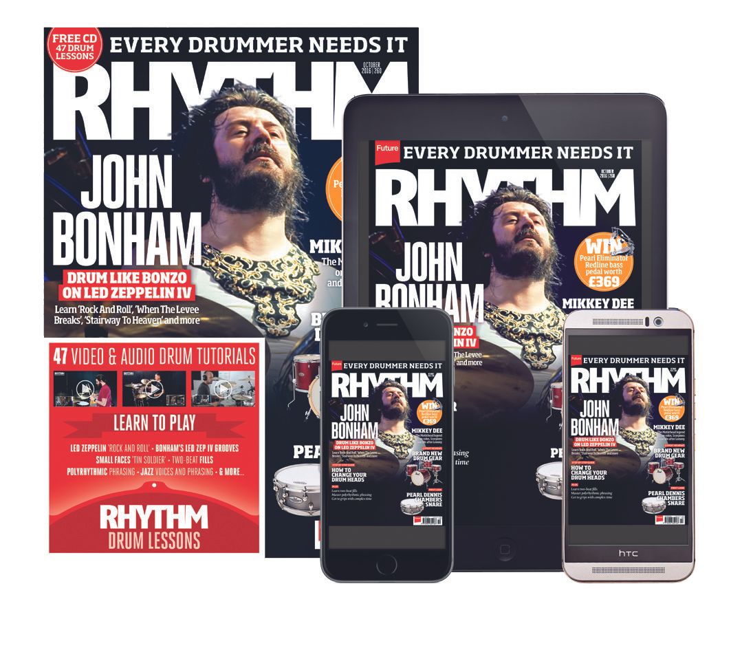 October Issue of Rhythm on sale now! | MusicRadar