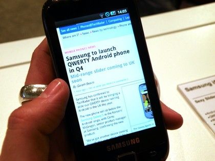 Hands on: Samsung Galaxy i5510 review | TechRadar