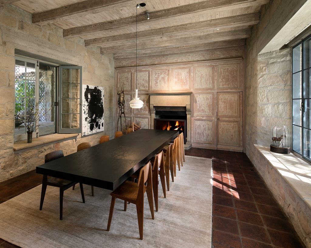 Ellen DeGeneres's Montecito home is a masterclass in modern rustic ...