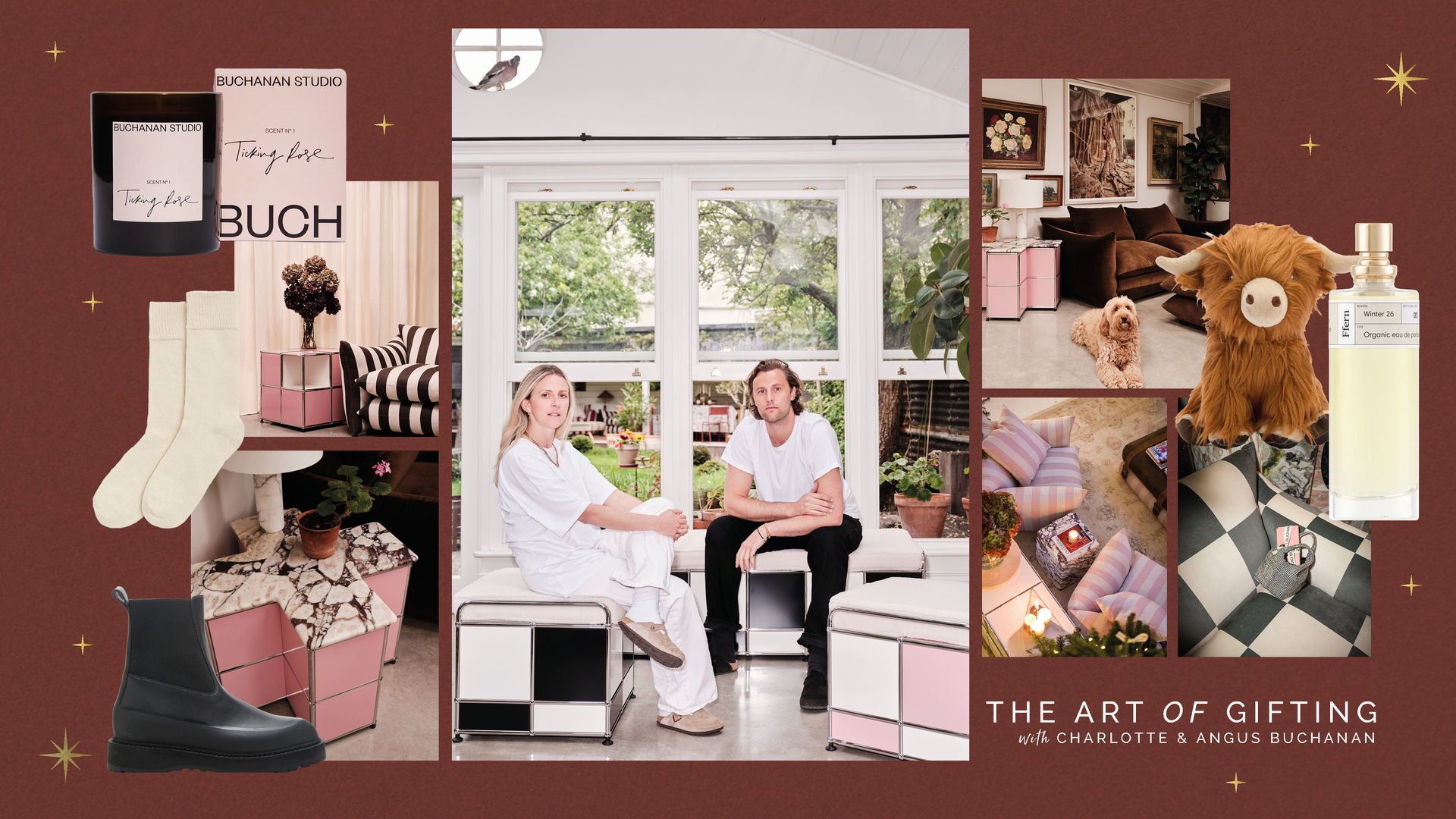 The Art of Gifting...with Charlotte and Angus Buchanan | Marie Claire UK