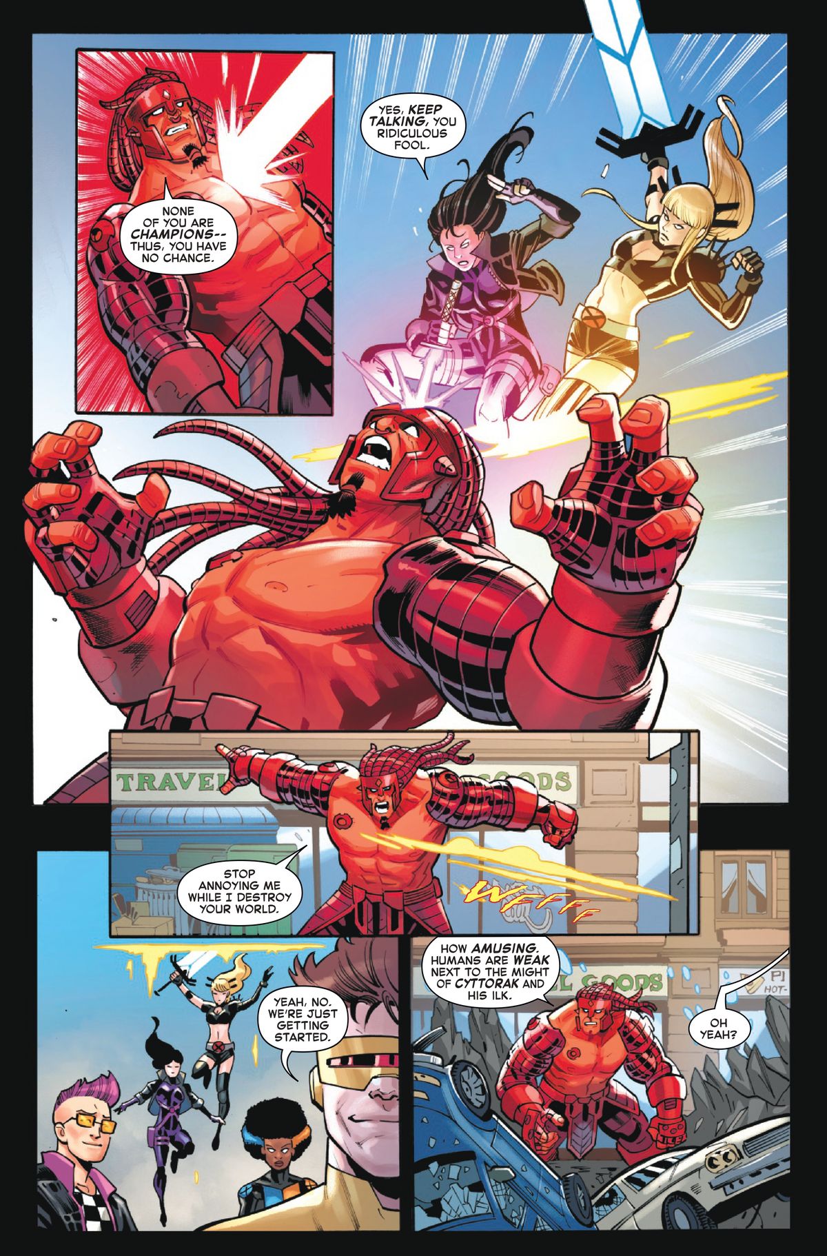 Juggernaut meets his maker as the X-Men arrive to fight Cyttorak in ...