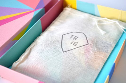 Beautiful geometric branding for custom jewellery | Creative Bloq