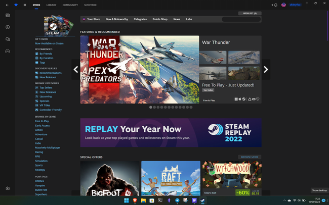 Give Steam a more Windows 11 appearance with the awesome Fluent skin ...