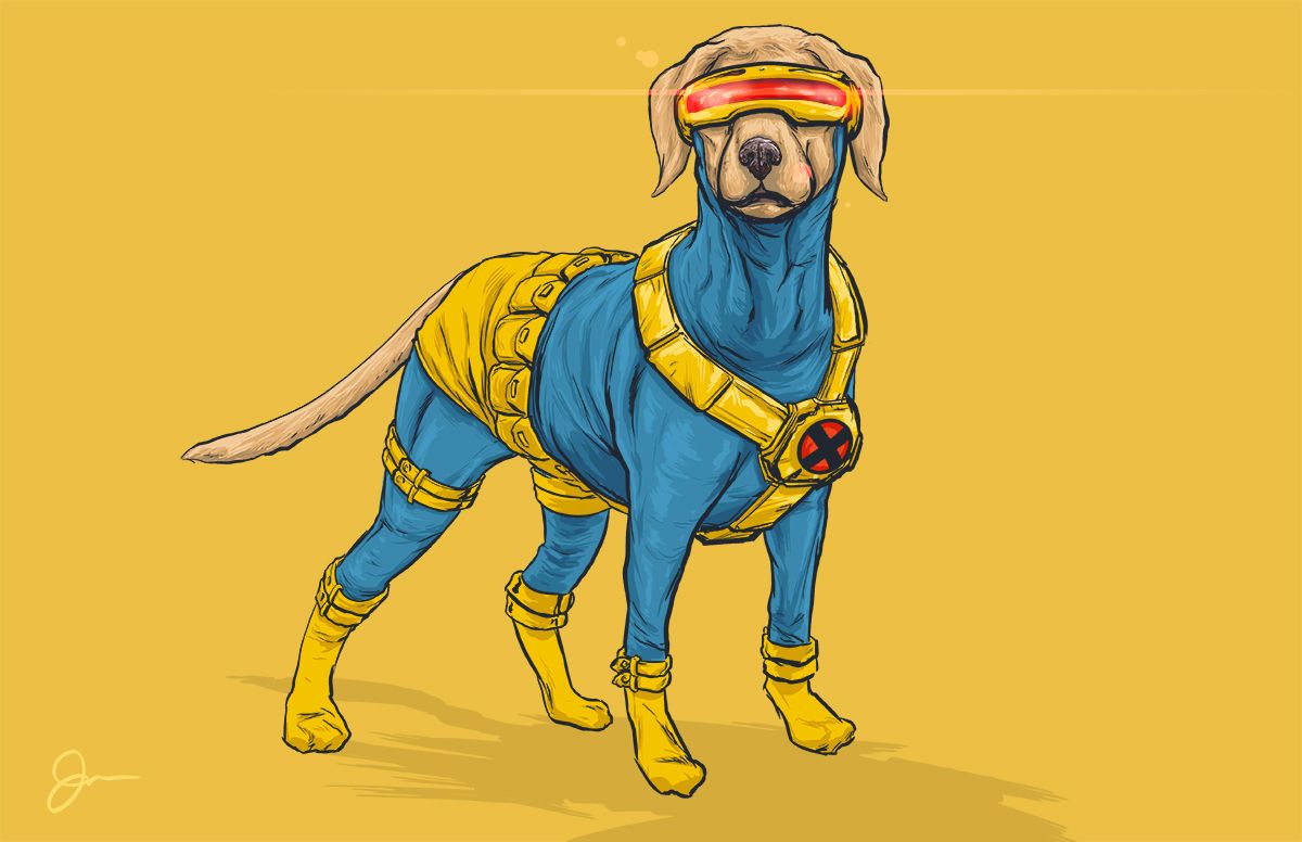 Pooches gain powers in this superhero mash-up | Creative Bloq
