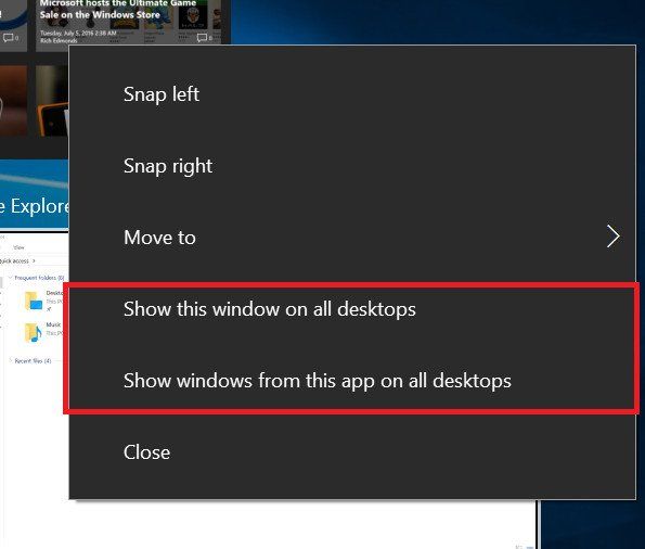 What's new with Task View in the Windows 10 Anniversary Update ...