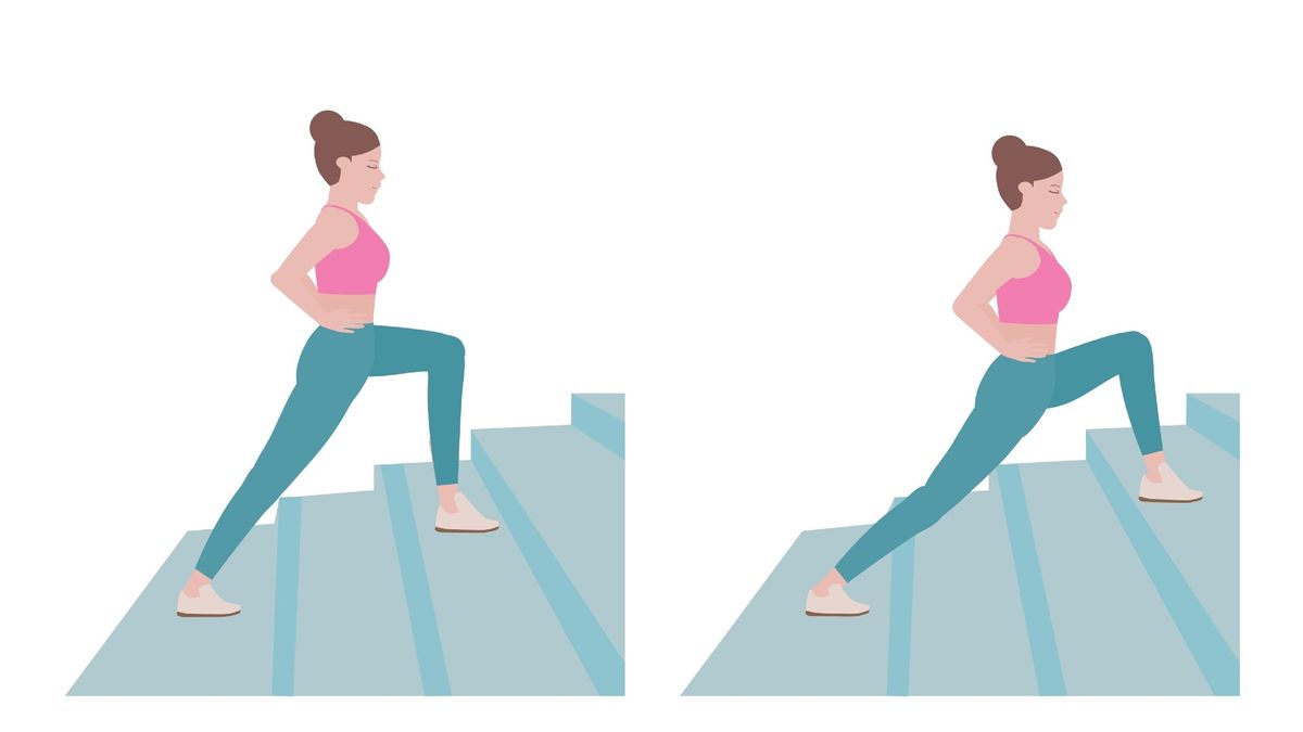 Forget stairclimbers — this 5-move staircase workout sculpts full-body ...