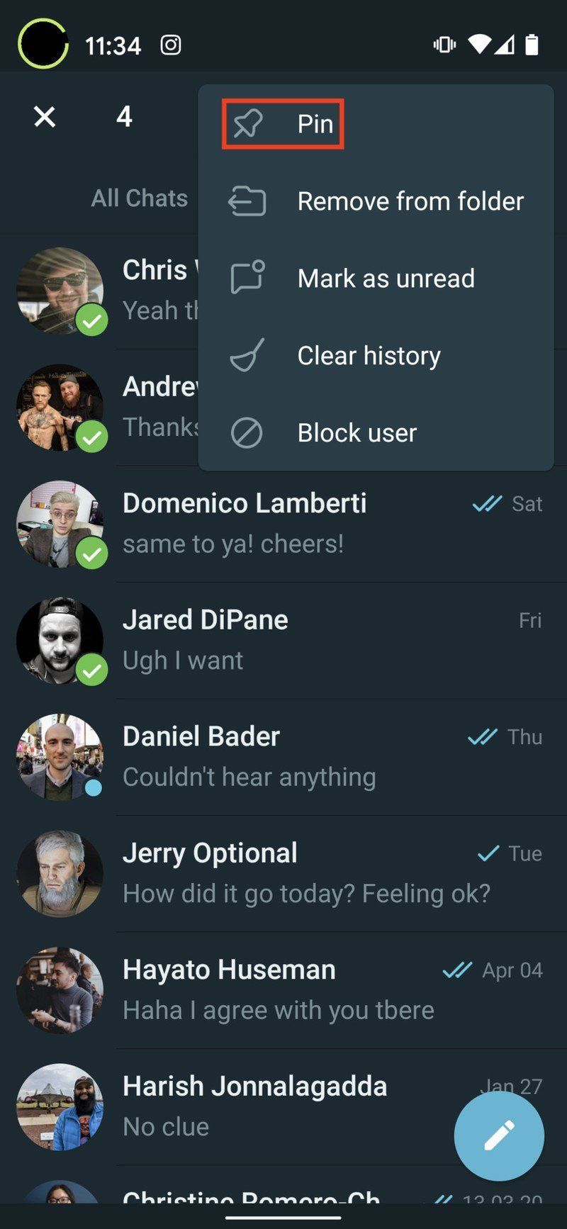 How to create chat folders in Telegram | Android Central